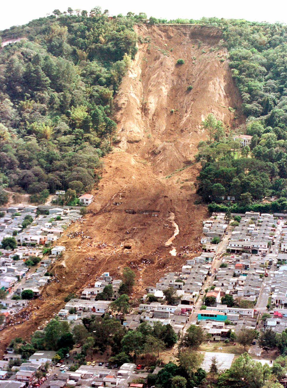 landslide back