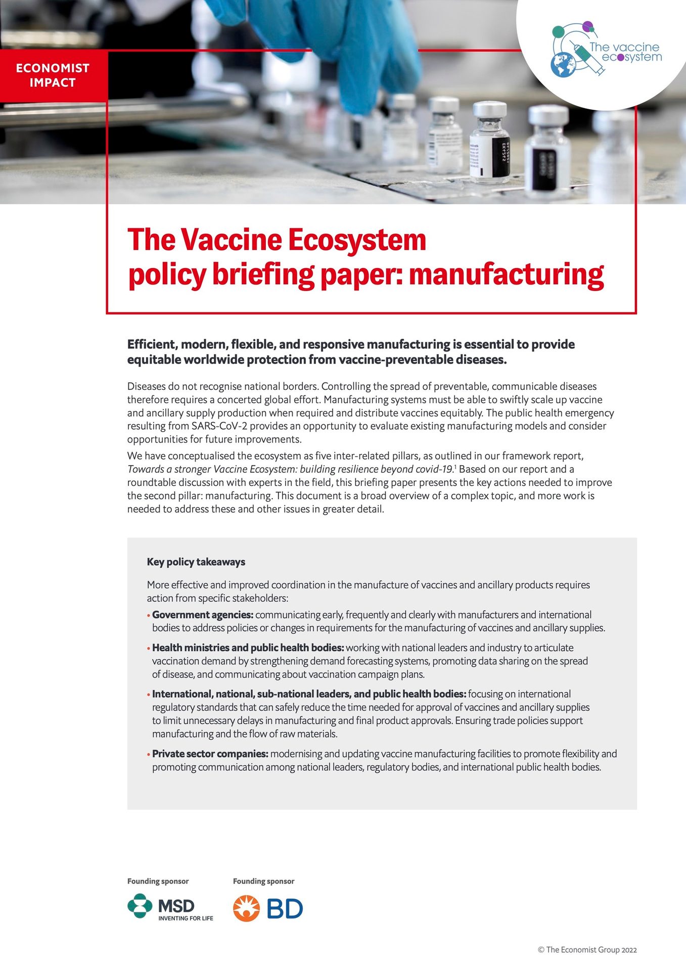 Framework | The Vaccine Ecosystem