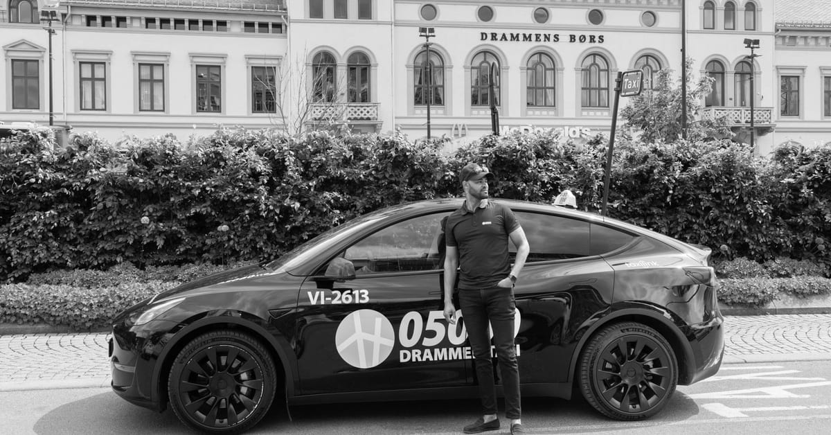 ANNONSØRINNHOLD: Drammen Taxi gjennom tidene