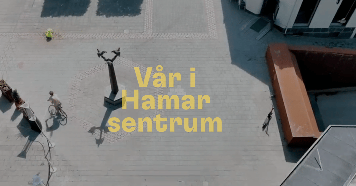 Vår i Hamar sentrum
