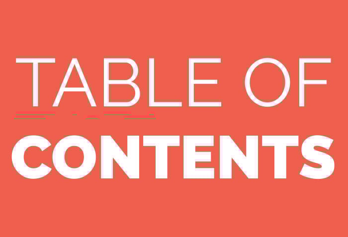 Table of Contents