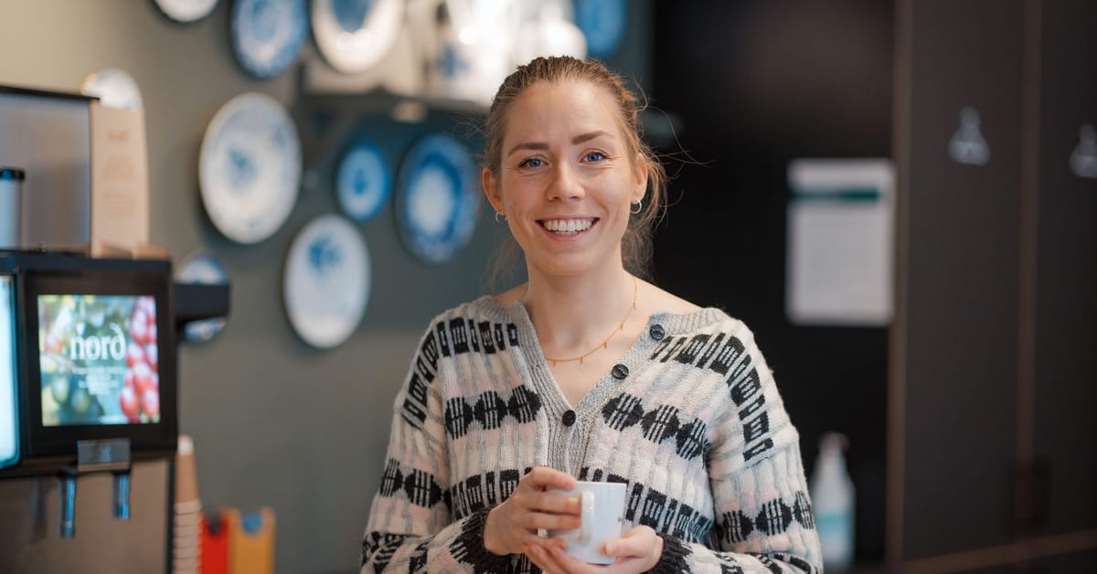 Annonsørinnhold: Helen tester Nærkontoret: – Her får jeg arbeidsro