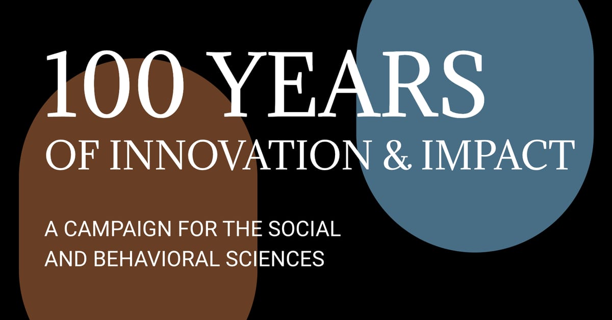 Campaign for the Social and Behavioral Sciences | Social Science ...