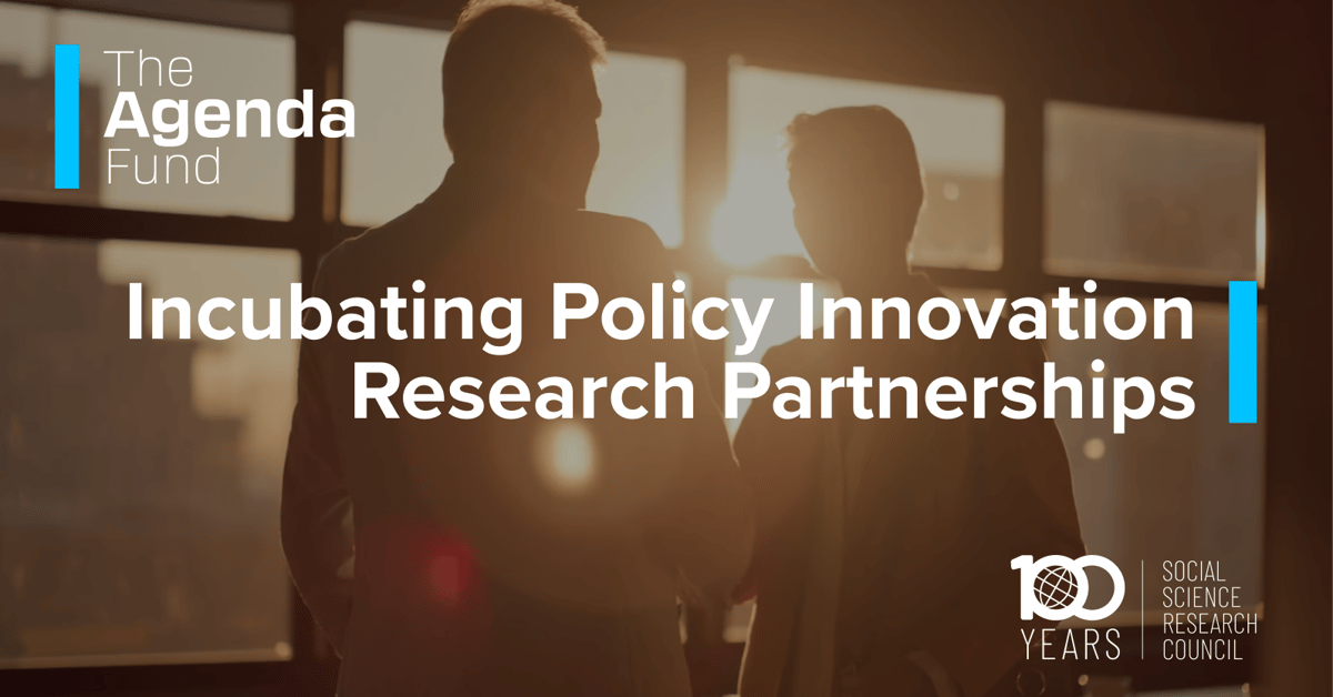Incubating Policy Innovation Research Partnerships