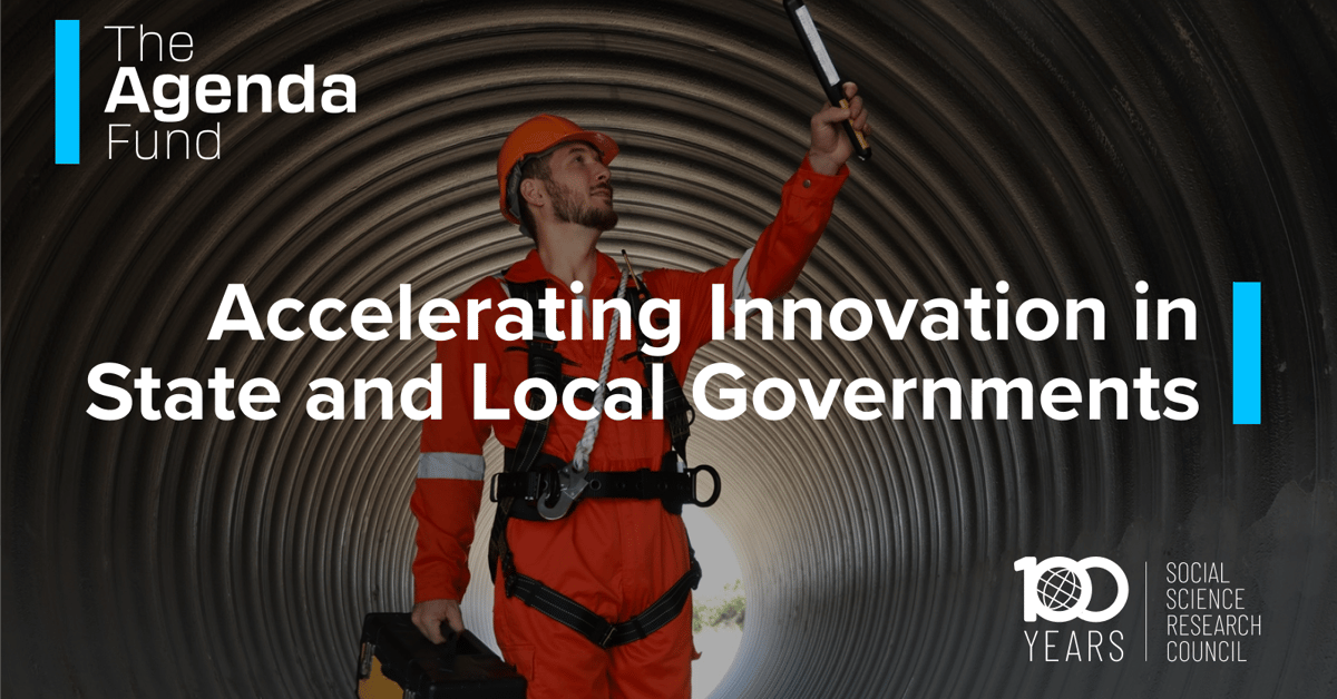 Accelerating Innovation in State and Local Governments | The Agenda Fund