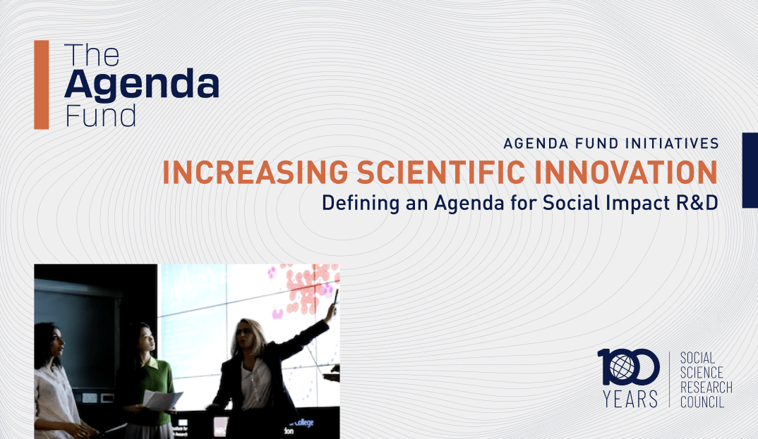 Increasing Scientific Innovation | The Agenda Fund