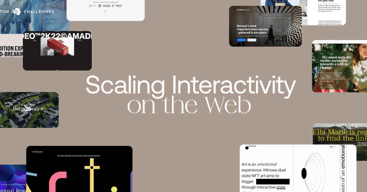 Scaling Interactivity on the Web with Media.Monks