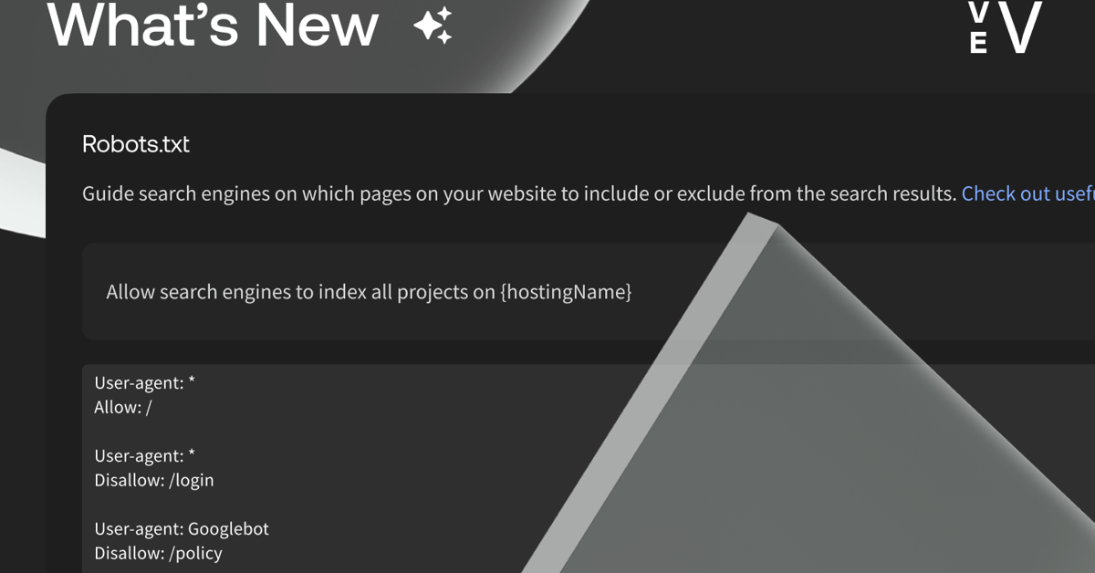 What's New: Custom SEO Settings