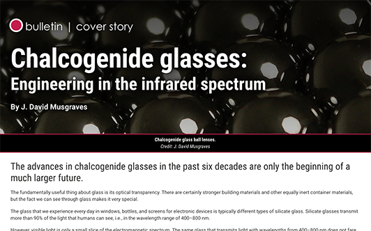 Cover Story-Chalcogenide Glasses