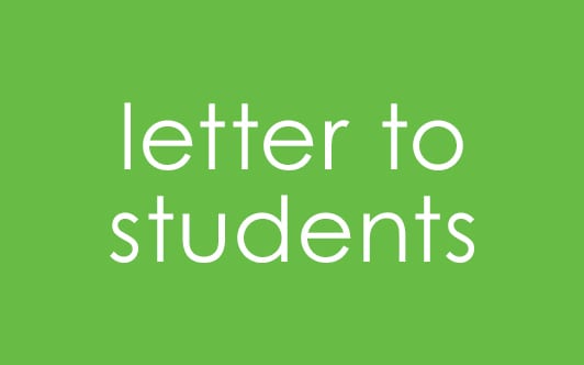 Letter to Students