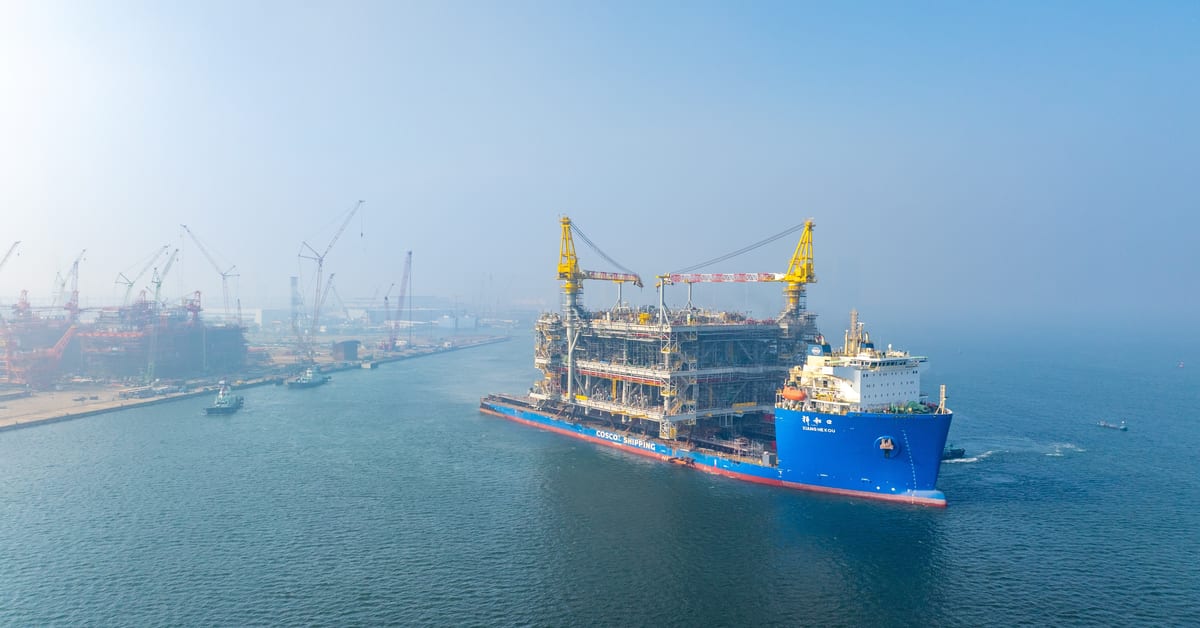 Sponsored Content: COOEC completes the largest offshore platform for ...
