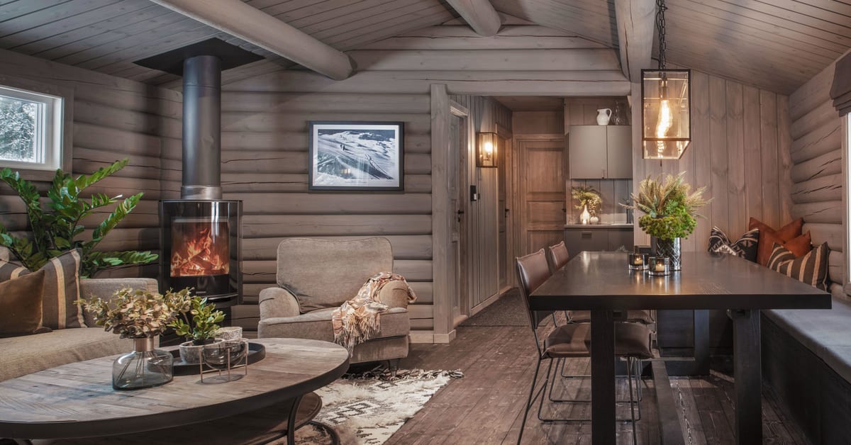 Fargen som gjør hytta lun og moderne