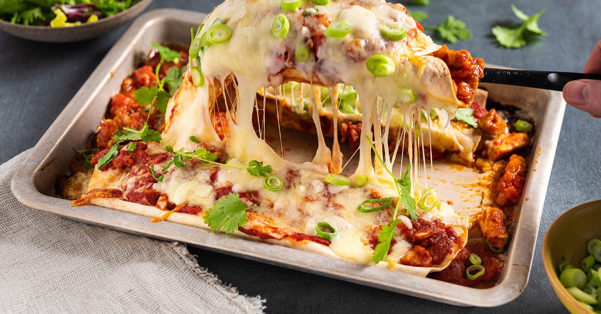 Annonsørinnhold: Slik lager du enchilada med kylling