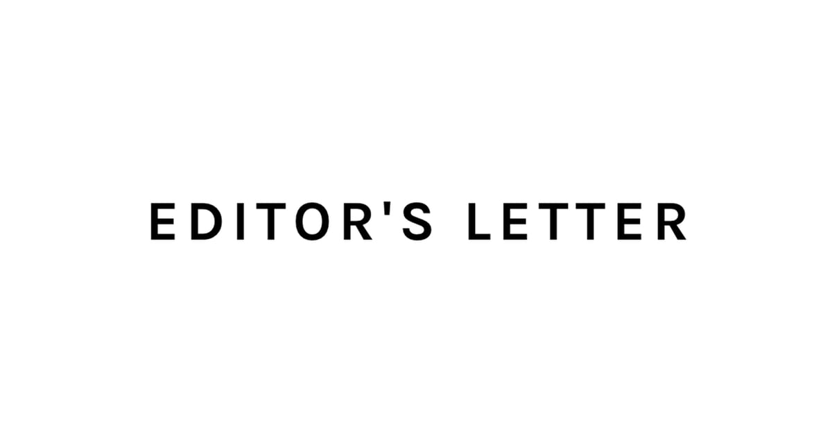 Editor’s Letter