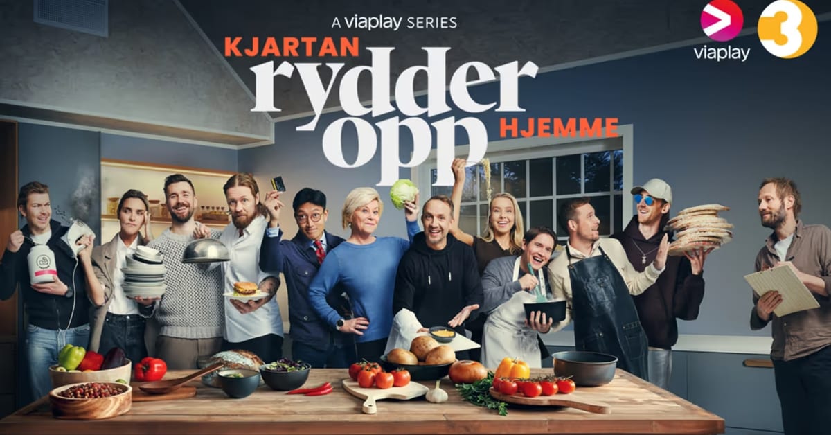 Kjartan rydder opp hjemme - på Viaplay 4. februar!