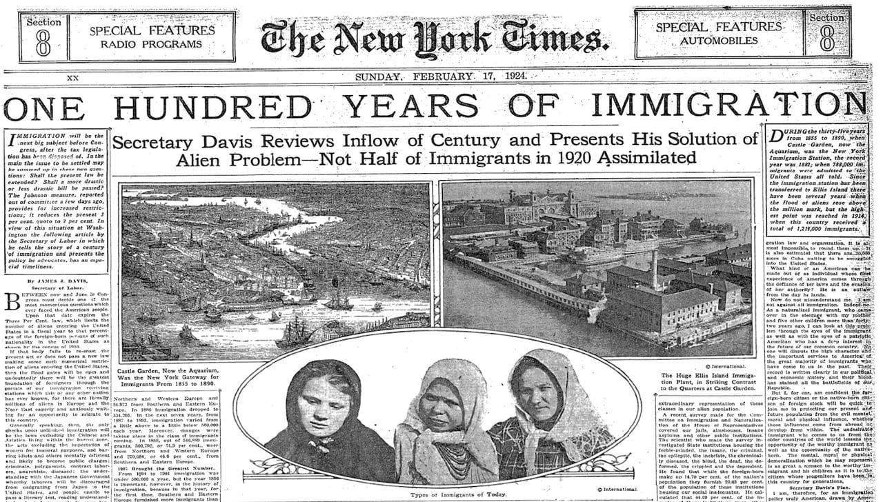 1920s Immigration Laws