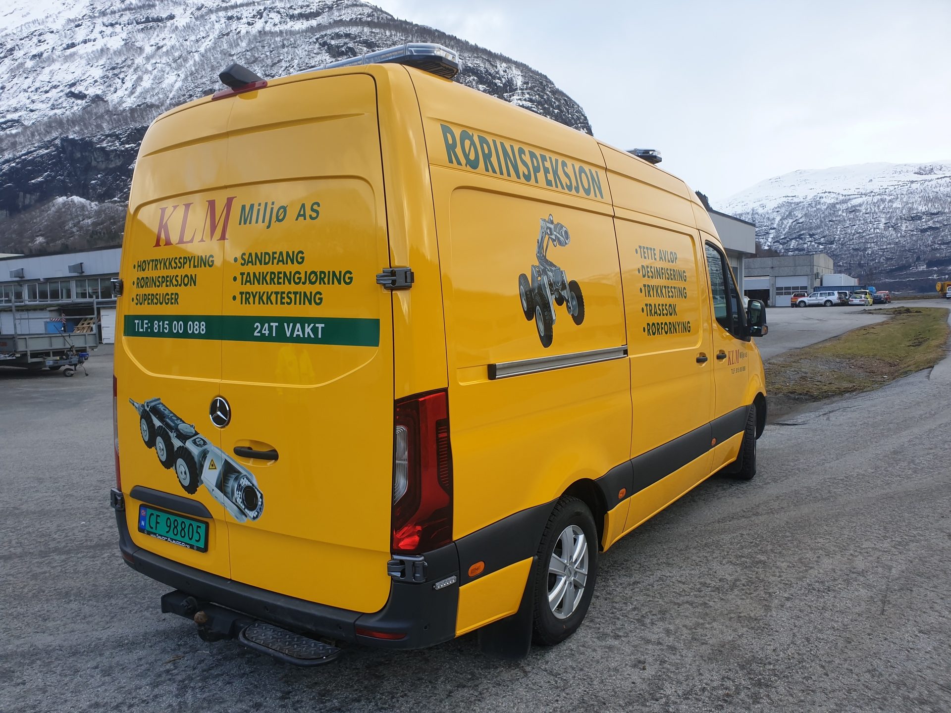 ANNONSØRINNHOLD Tar miljøet på alvor: – Vi inspiserer, spyler og renser ...