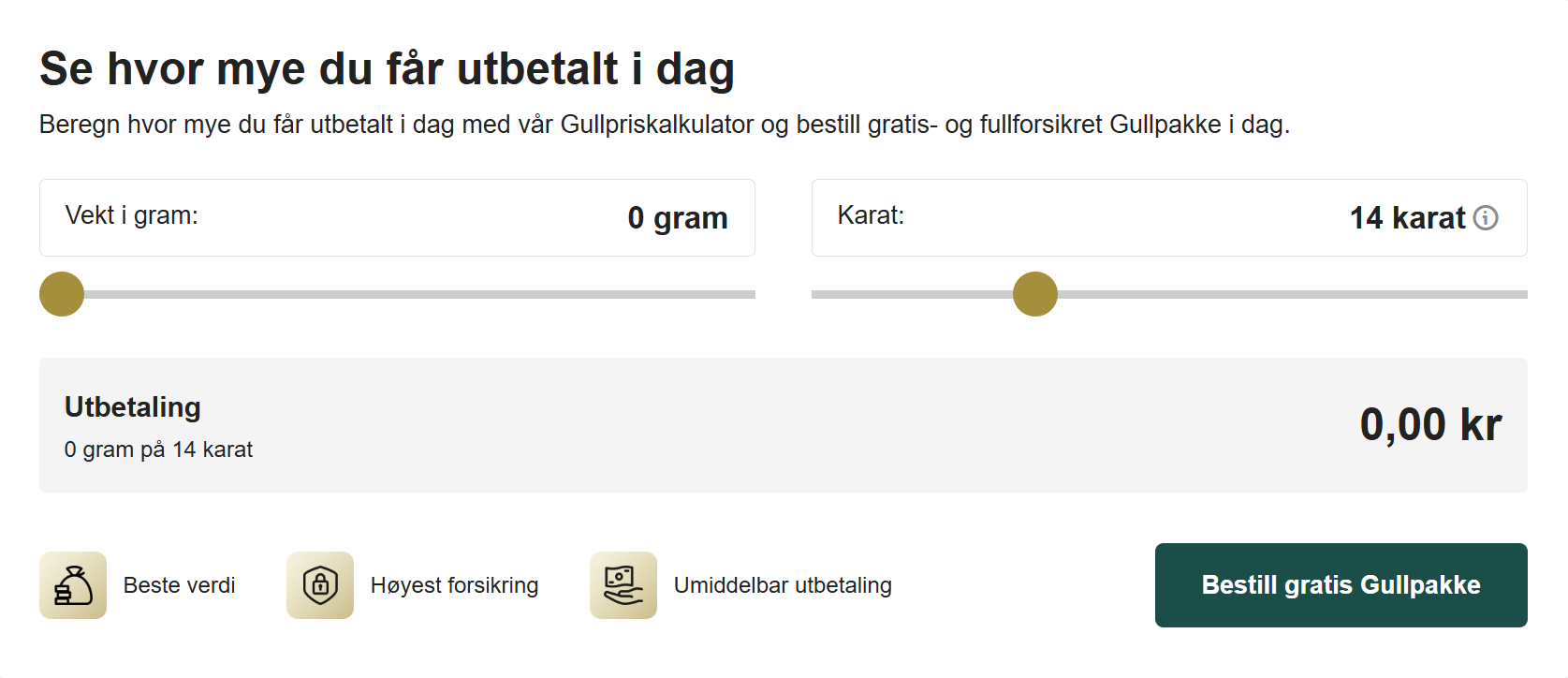 Kommersielt innhold: Få mest mulig ut av gullet du ikke bruker - vol.no