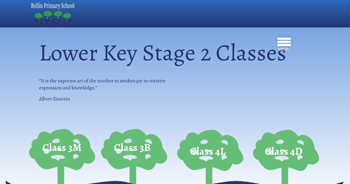 Lower Key Stage 2 Classes