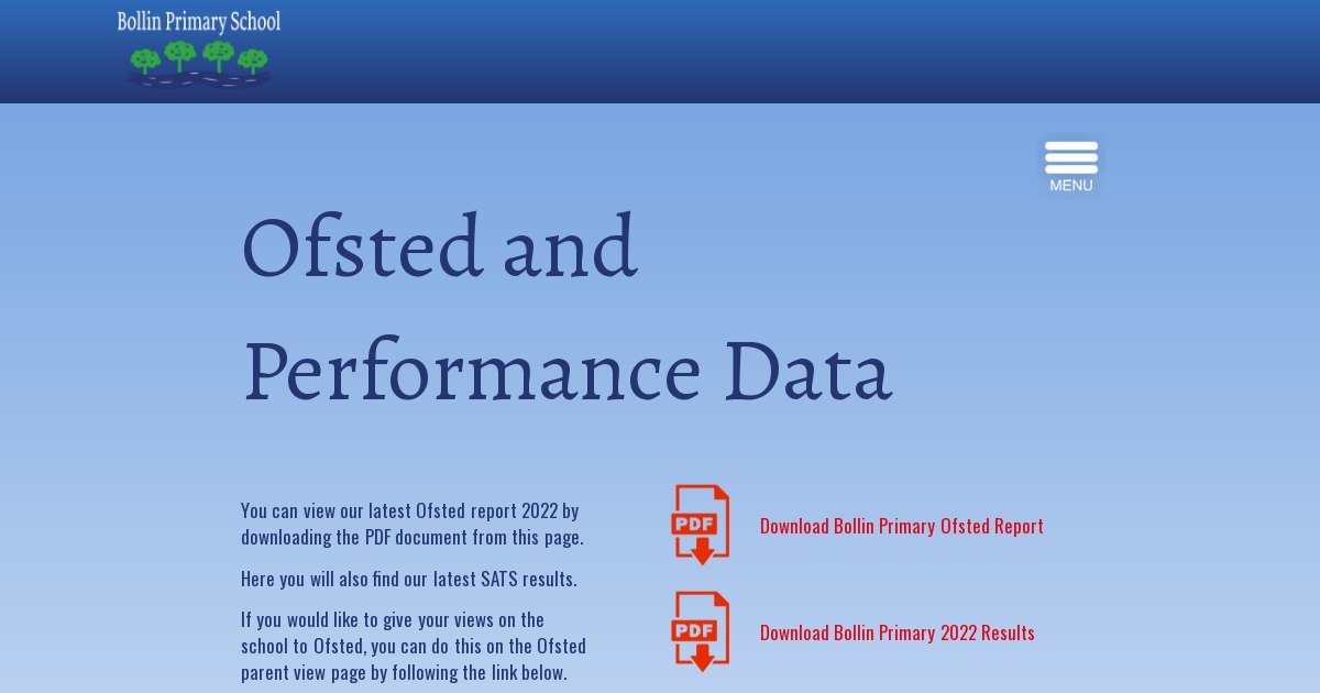 Ofsted and Performance