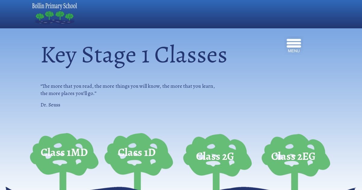 Key Stage 1 Classes